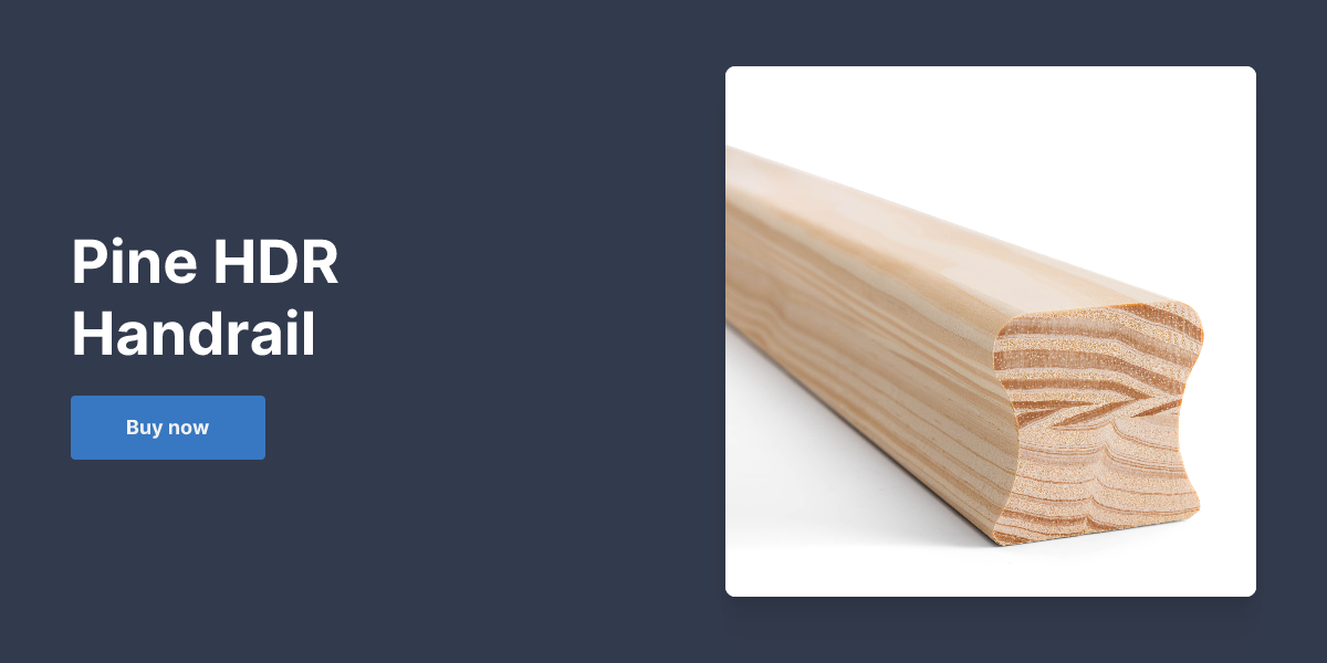 Handrail - Pine HDR Handrail | TKstairs.com