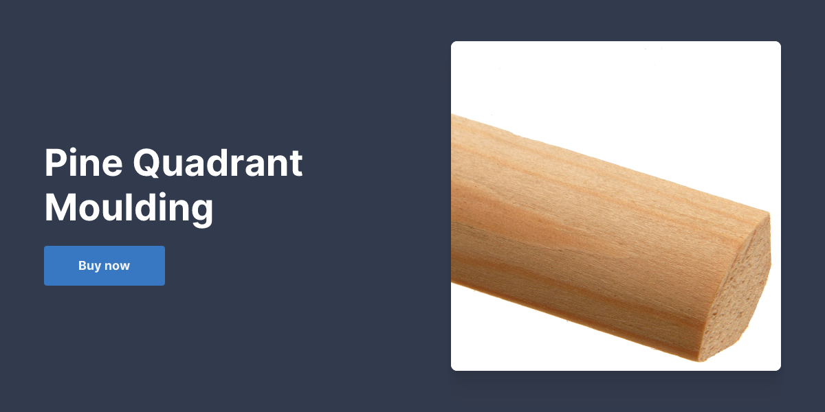 Mouldings & Trim - Pine Quadrant Moulding | TKstairs.com